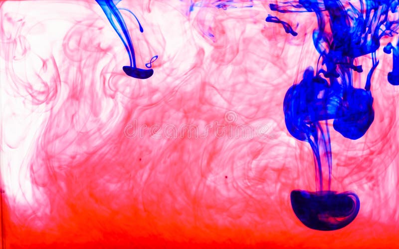 Coloured Inks Dropped into Water Creating Magical Art and Patterns As ...