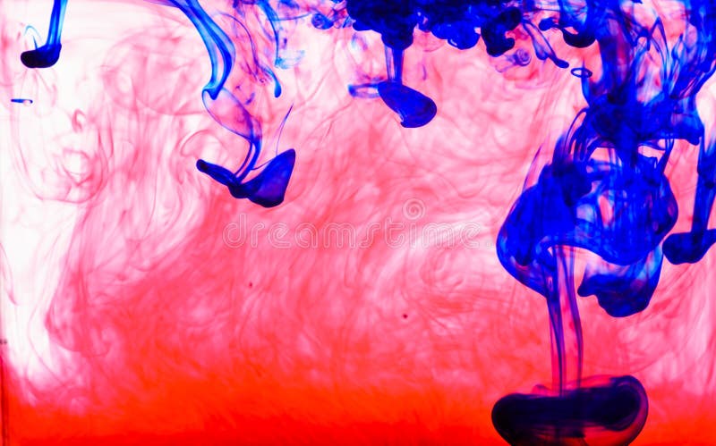 Coloured Inks Dropped into Water Creating Magical Art and Patterns As ...