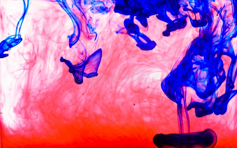 Coloured Inks Dropped into Water Creating Magical Art and Patterns As ...