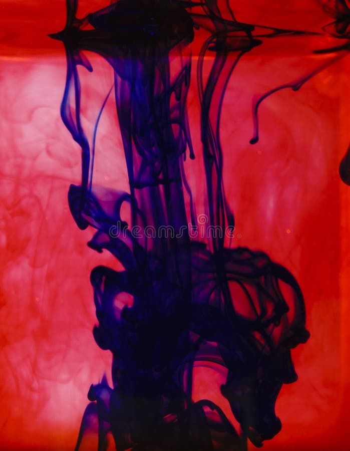 Coloured Inks Dropped into Water Creating Magical Art and Patterns As ...