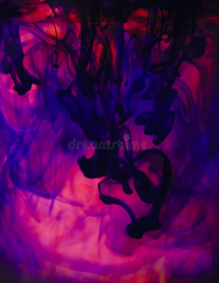 Coloured Inks Dropped into Water Creating Magical Art and Patterns As ...