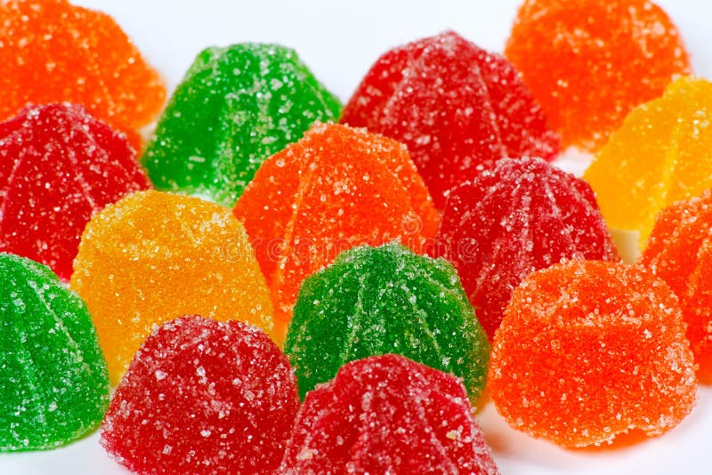 Coloured Jelly Sweets in Sugar Stock Photo - Image of fruit ...