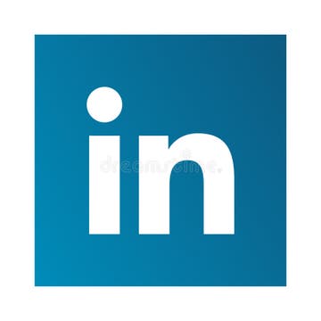 Coloured Linkedin Logo Icon for Web Ui Editorial Stock Photo ...