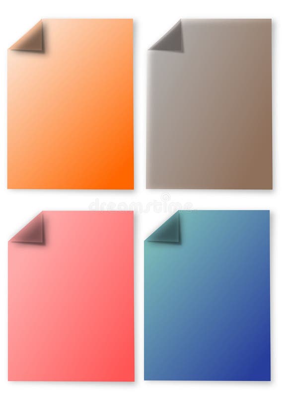 Coloured Note paper stock illustration. Illustration of empty - 10890988