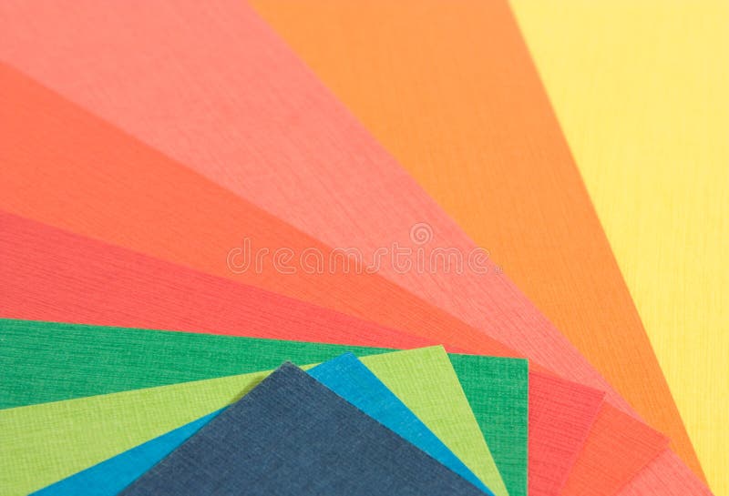 Coloured paper stock image. Image of colored, bright, swatches - 8863709
