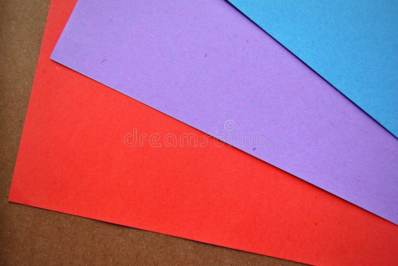 Coloured paper sheets stock photo. Image of background - 42564542