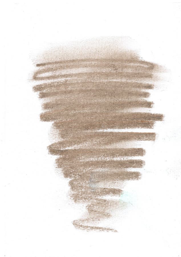 A Coloured Pencil Scribble on White Paper. Stock Illustration ...