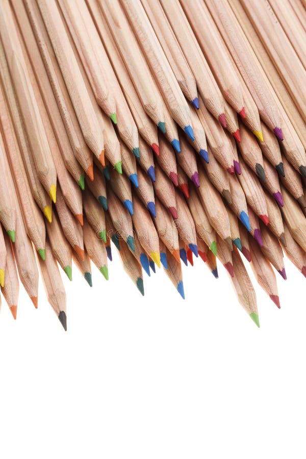 Coloured pencils stock image. Image of multicolored, colorful - 49176351