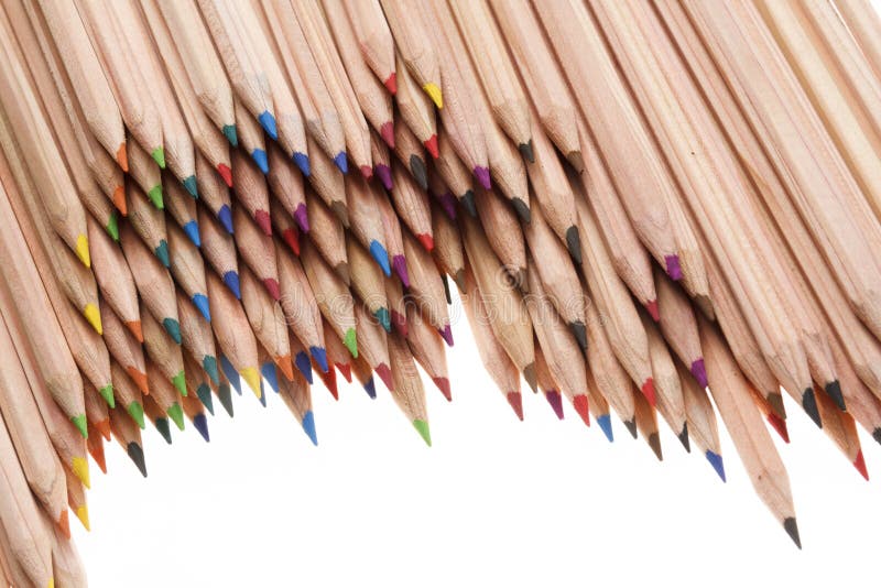 Coloured pencils stock photo. Image of paint, assortment - 49176536