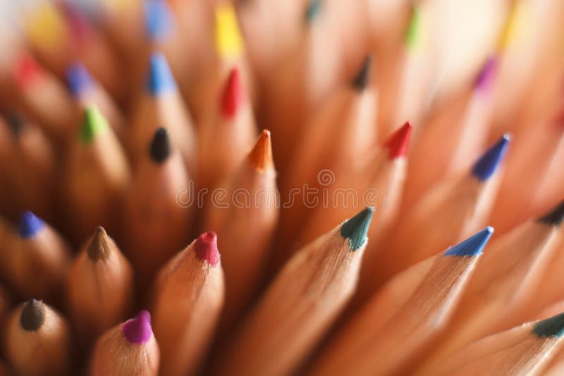 Coloured pencils stock photo. Image of drawing, paint - 49179032