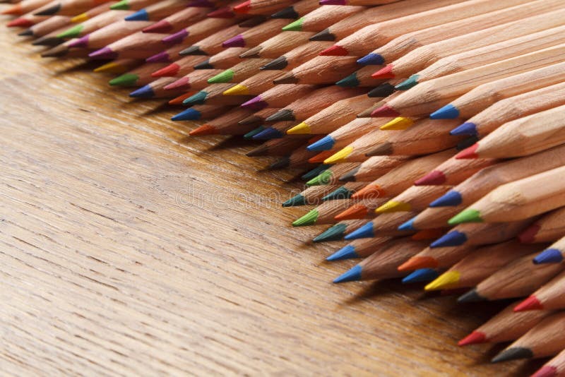 Coloured pencils stock image. Image of multicolored, green - 49179541