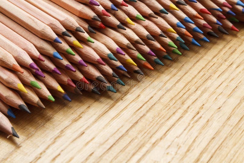 Coloured pencils stock image. Image of white, background - 49179741