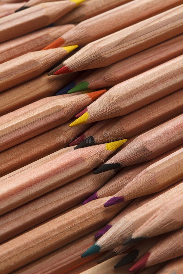 Coloured pencils stock image. Image of close, school - 49182463