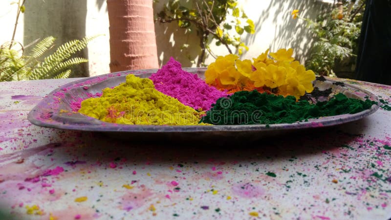 Coloured powder stock image. Image of plate, powders - 77776195