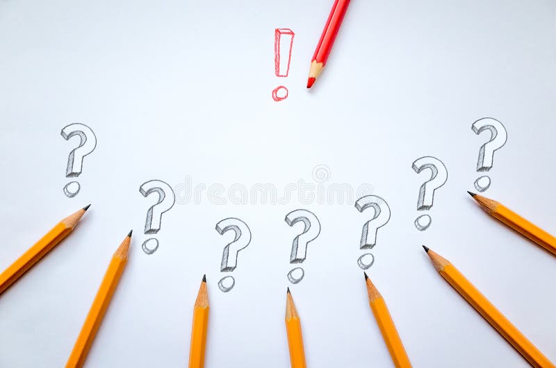 Coloured and Simple Pencils Stock Photo - Image of solution, childhood ...