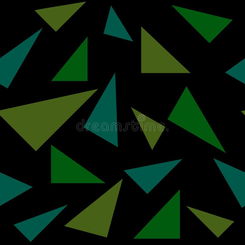Coloured Simple Seamless Triangle Pattern for Fabrics and Textiles and ...