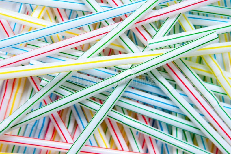 Coloured straws background stock image. Image of object - 56410899
