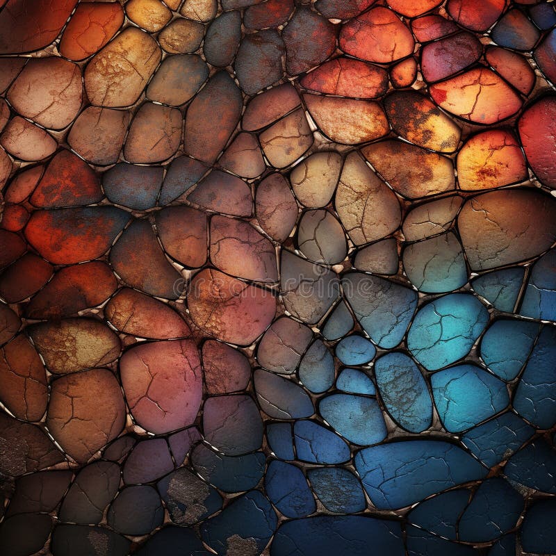 Coloured Texture of Skin Made with Generative AI Illustration Stock ...