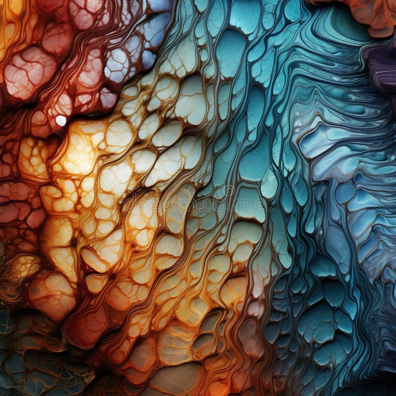 Coloured Texture of Skin Made with Generative AI Illustration Stock ...