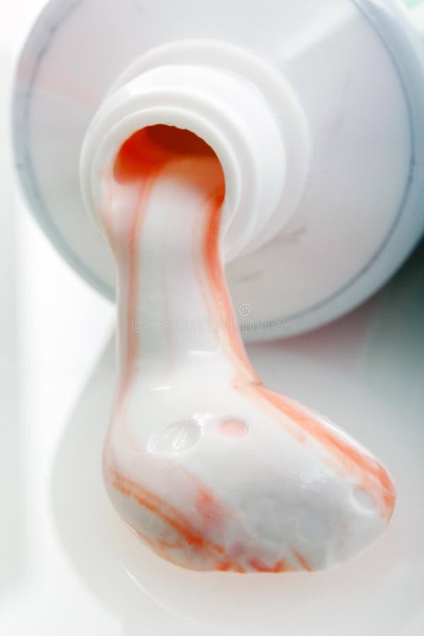 Coloured Toothpaste Coming Out of a Tube Stock Photo - Image of pasty ...