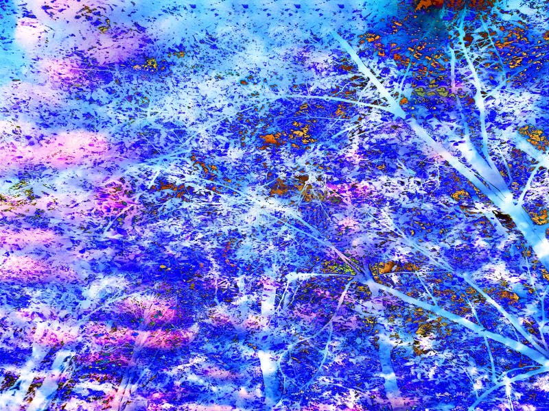 Beautiful Abstract Tree Canopy Background Stock Illustration ...