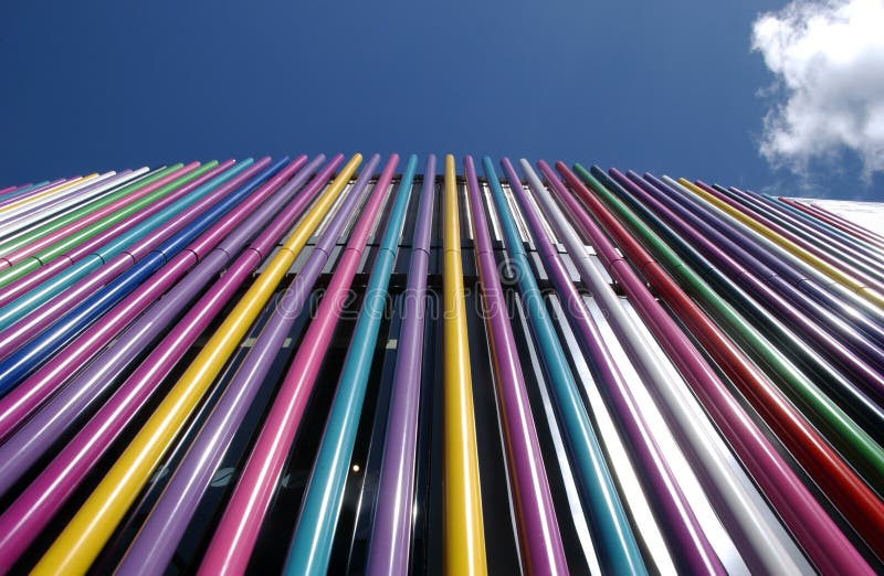 Coloured Tubes stock image. Image of purple, tubes, liverpool - 7784981