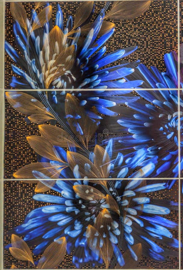 Coloured wall tile puzzle stock photo. Image of tile - 289474312