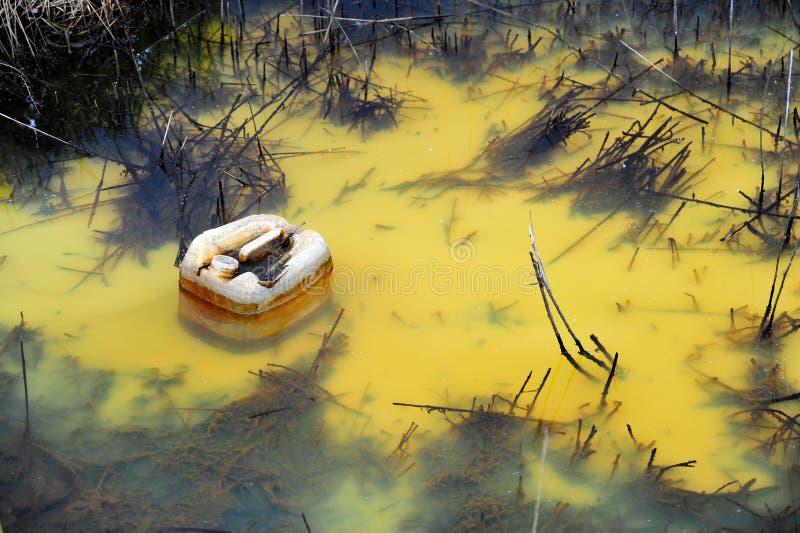 Coloured water pollution stock photo. Image of lake, pouring - 20862352