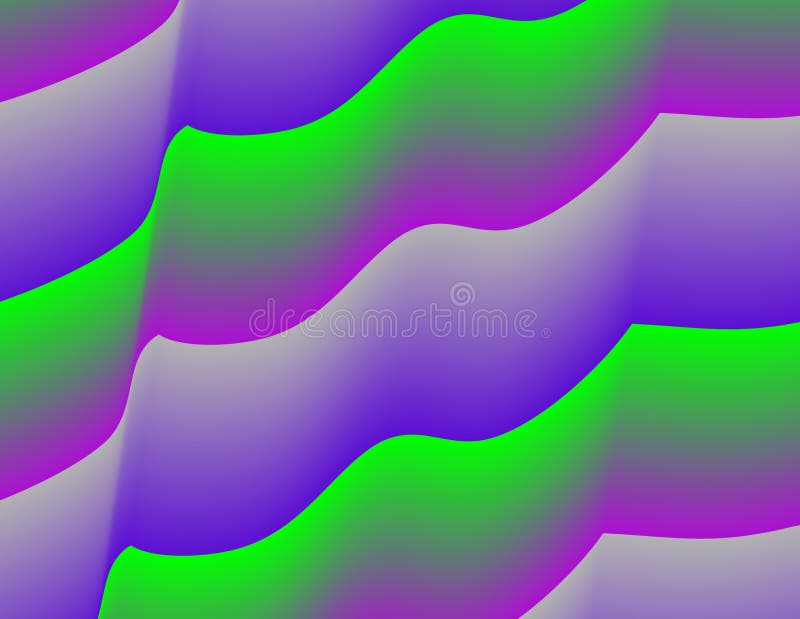 Coloured Waves H stock vector. Illustration of purple - 11643956