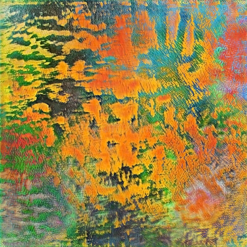 Colourful Abstract Art Texture Background Stock Illustration ...