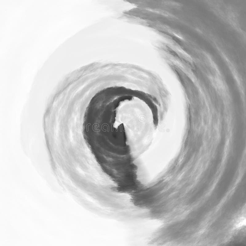 Colourful Abstract Background, Beach Spiral Waves in Square Frame ...