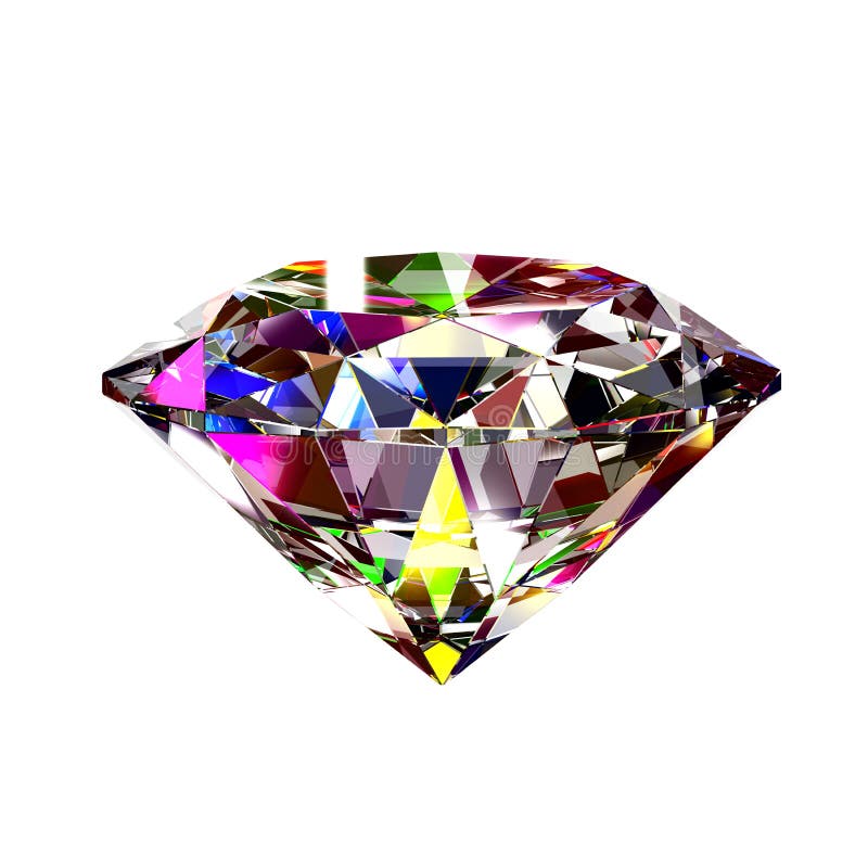 Colourful abstract diamond stock illustration. Illustration of blue ...
