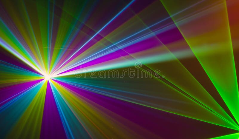 Colourful Abstract Laserlight Background with Space for Text or Stock ...