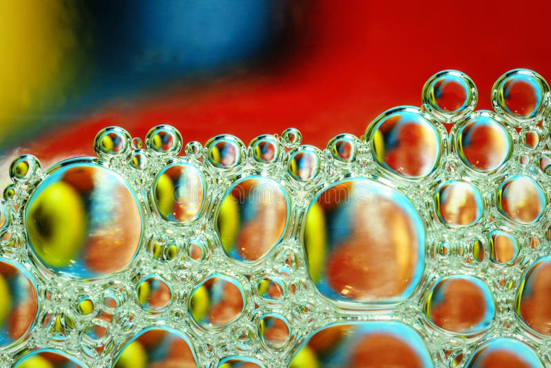 Colourful Abstract Liquid Bubbles Background Stock Photo - Image of ...