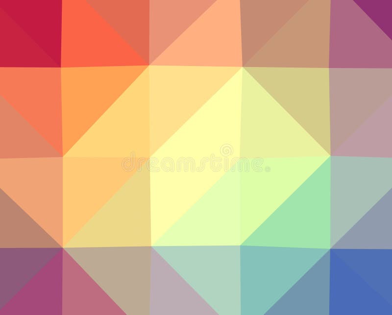 Warm Abstract Multicolour Geometric Pattern Background Stock ...