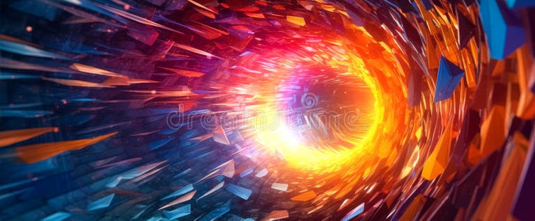 Colourful Abstract Power Splash Stock Illustration - Illustration of ...