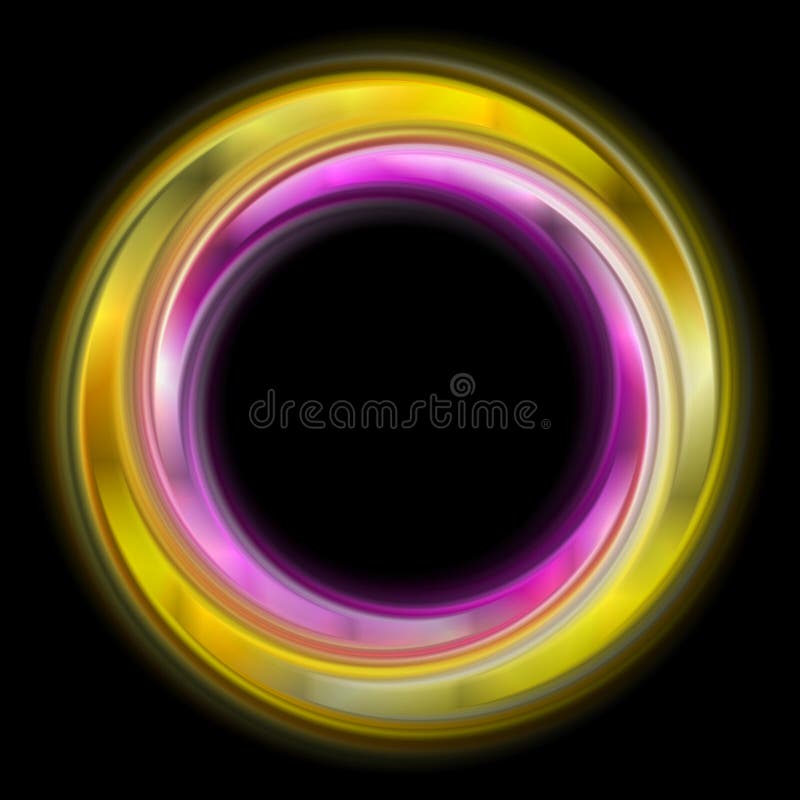 Colourful abstract rings stock illustration. Illustration of card ...