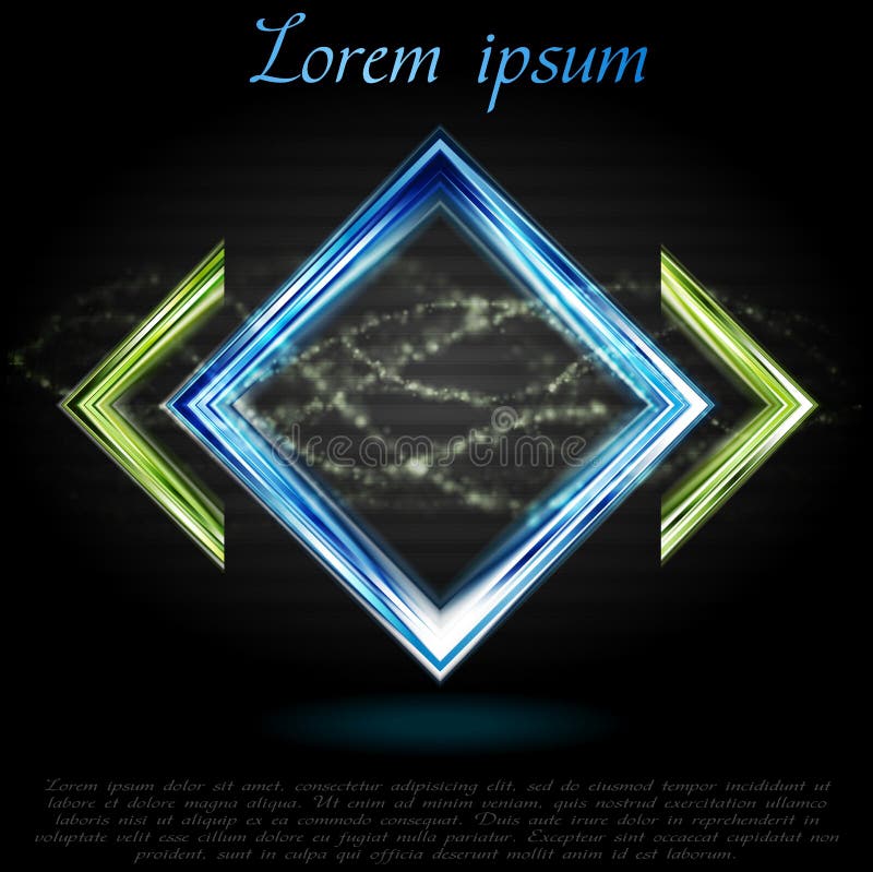 Colourful Abstract Shapes. Vector Logo Stock Vector - Illustration of ...