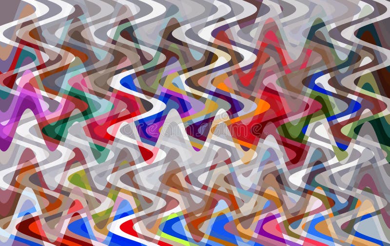 Colourful Abstract Twirl Pattern for Background Stock Illustration ...
