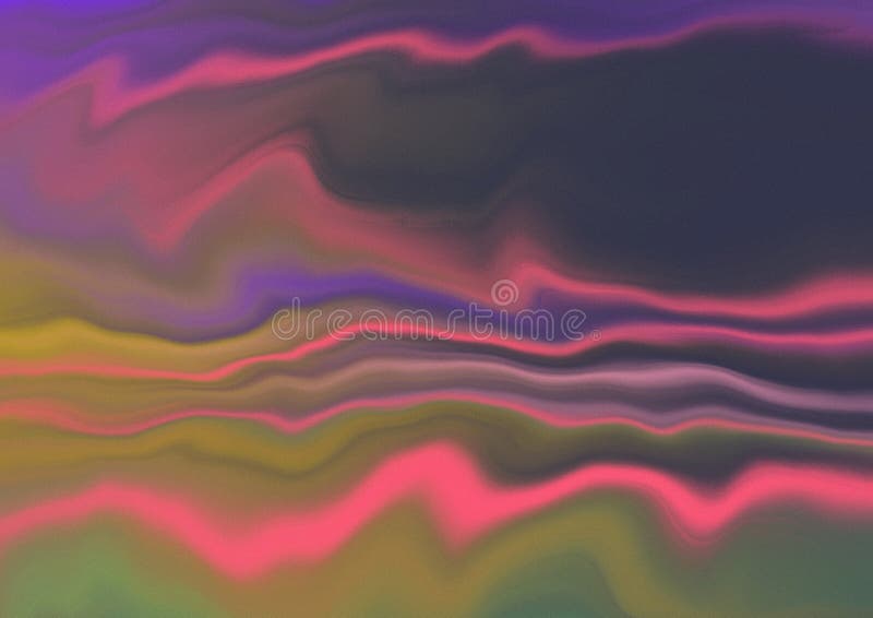 Colourful Abstract Wavy Liquid Background Layout. Colours Mixing ...