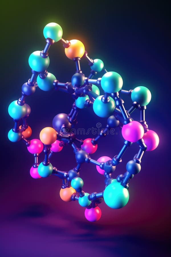 Colourful Atoms Stock Illustrations – 69 Colourful Atoms Stock ...