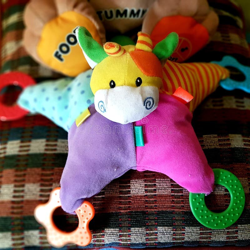 Colourful baby toy stock photo. Image of ring, baby - 105057380