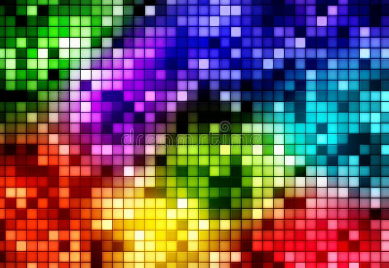 Colourful Pixels Stock Illustrations – 797 Colourful Pixels Stock ...