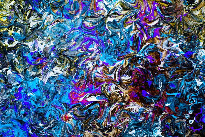 Colourful Background of Oil Paints. Filter Effect Stock Photo - Image ...