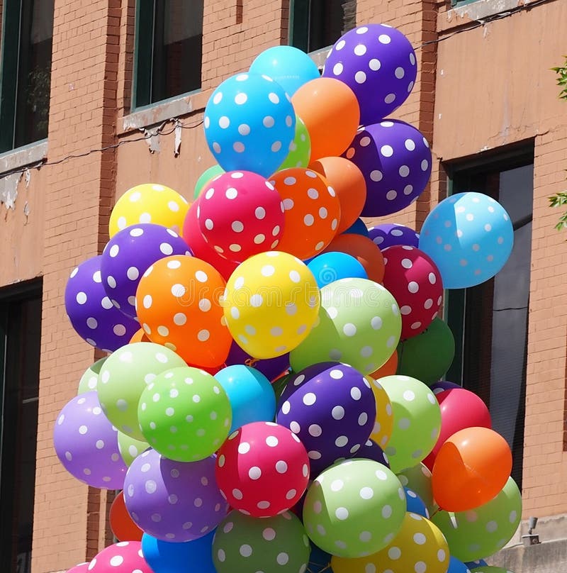 Colourful Balloons stock photo. Image of colourful, colour - 100608922
