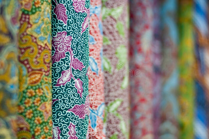 Colourful Batik stock image. Image of batik, culture - 23904827