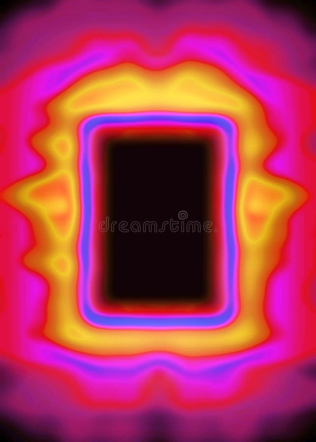 Colourful Blurred Frame Background Stock Illustration - Illustration of ...