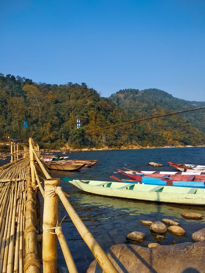 Dawki lake in Shillong stock image. Image of wallpapers - 177312173