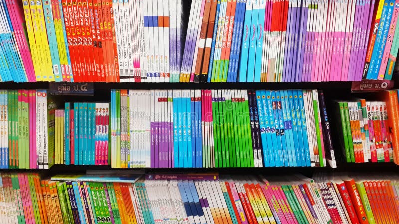Colourful books editorial photo. Image of colourful, library - 43211691