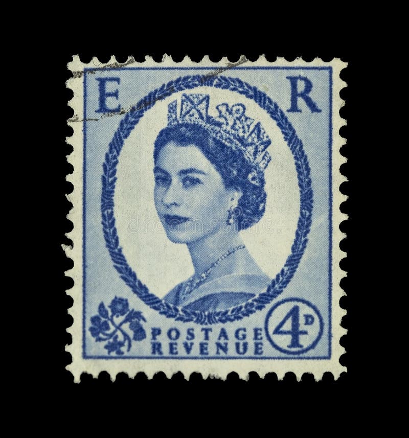 Colourful British Postage Stamps Editorial Photography - Image of ...